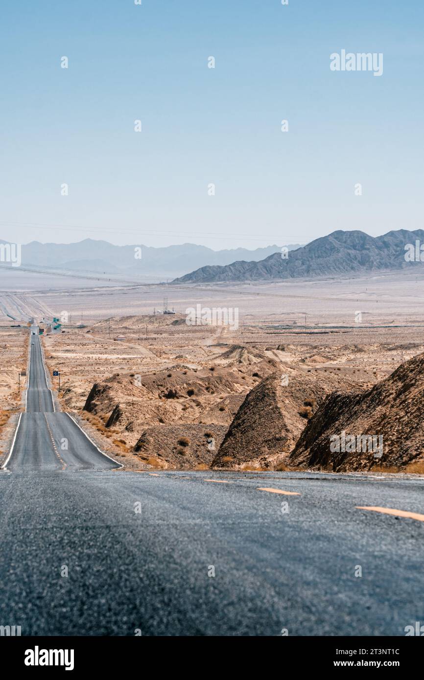 The desolate and lonely path of China Stock Photo - Alamy