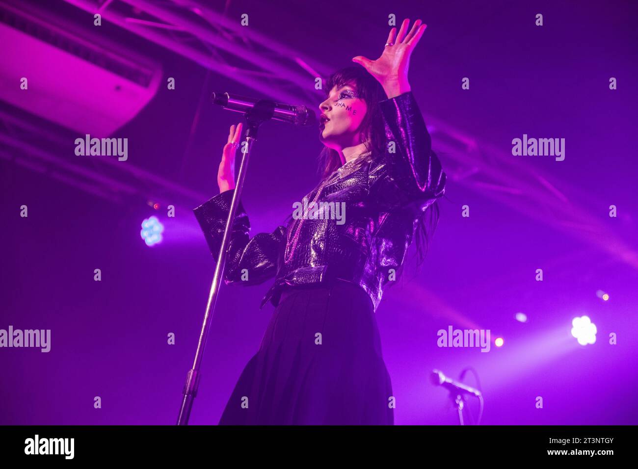 Barcelona, Spain. 2023.10.24. Lauren Mayberry singer perform on stage ...
