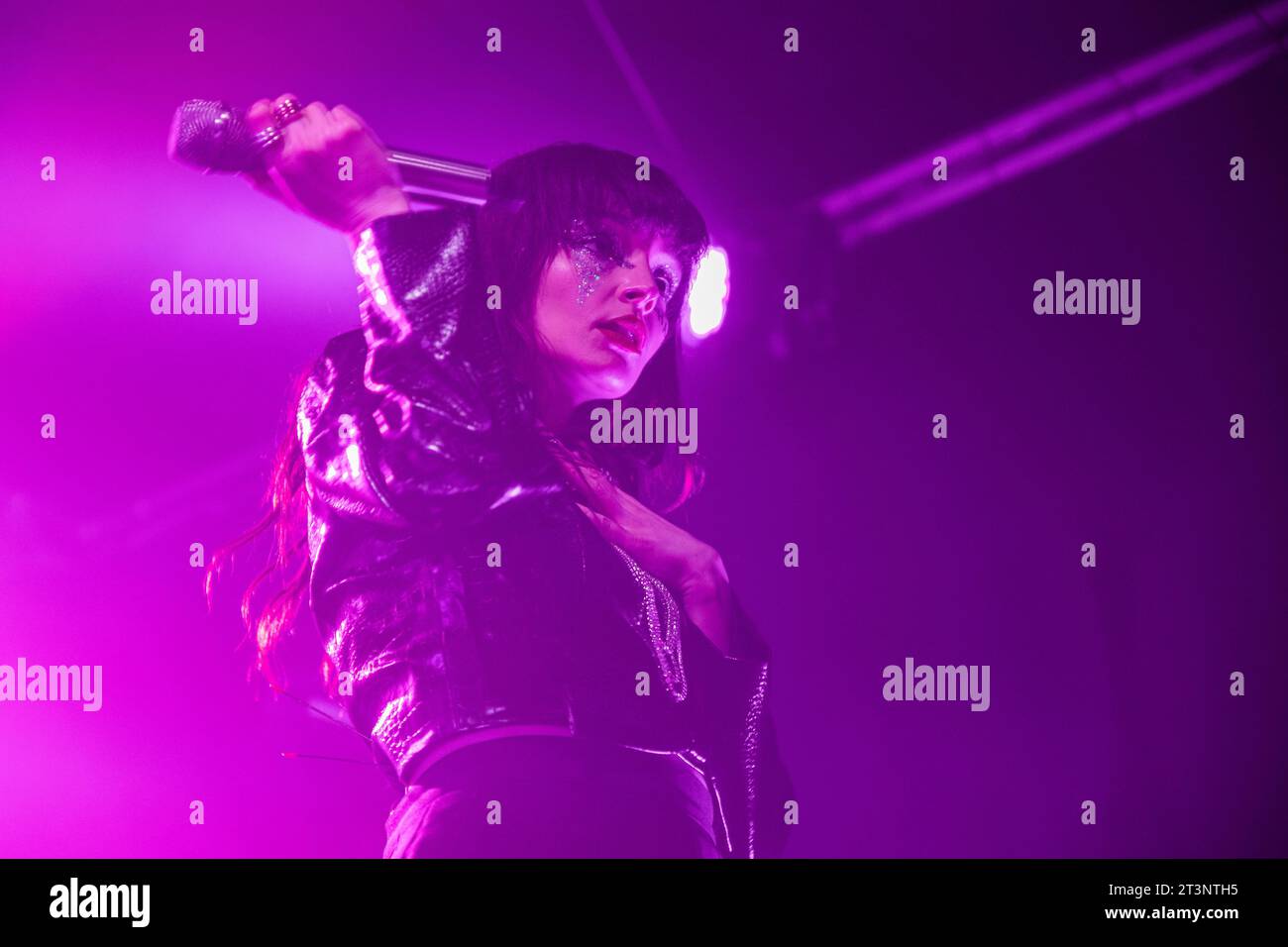 Barcelona, Spain. 2023.10.24. Lauren Mayberry singer perform on stage ...