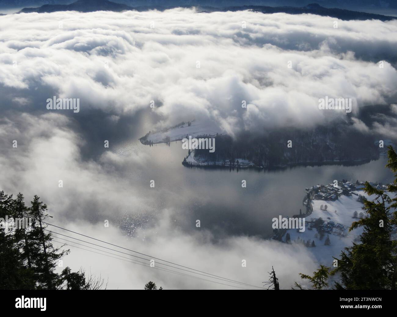 Walchensee in the foothills of the alps hi-res stock photography and ...