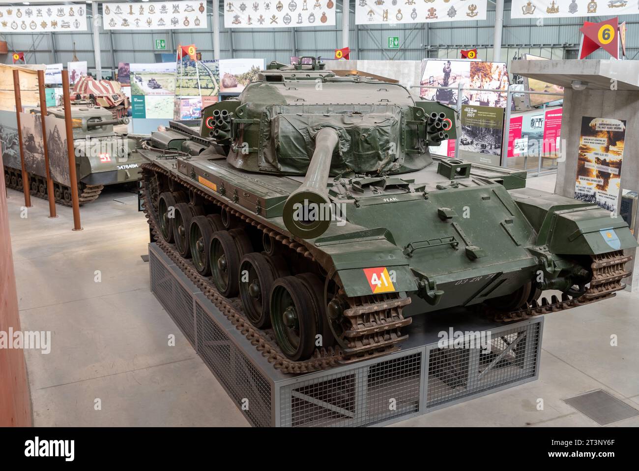 British Centurion main battle tank on display at Bovington tank museum ...