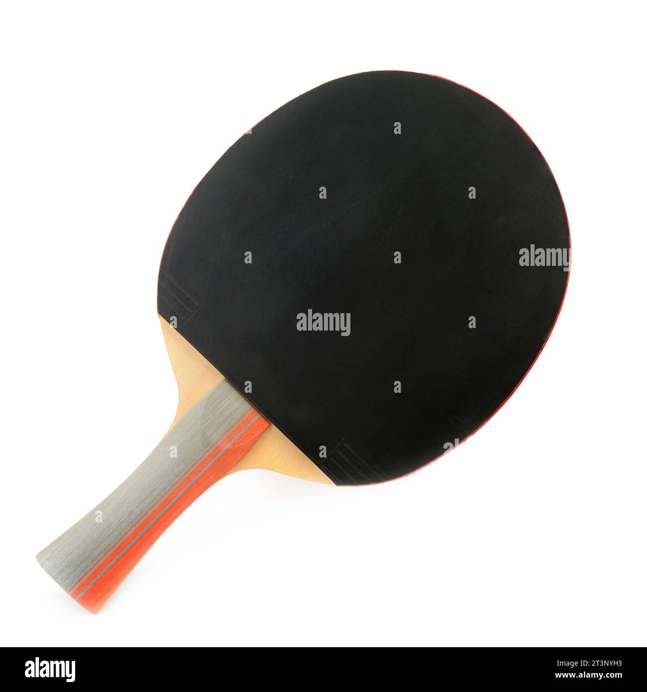 Ping-pong racket isolated on white background. Sport equipment Stock ...