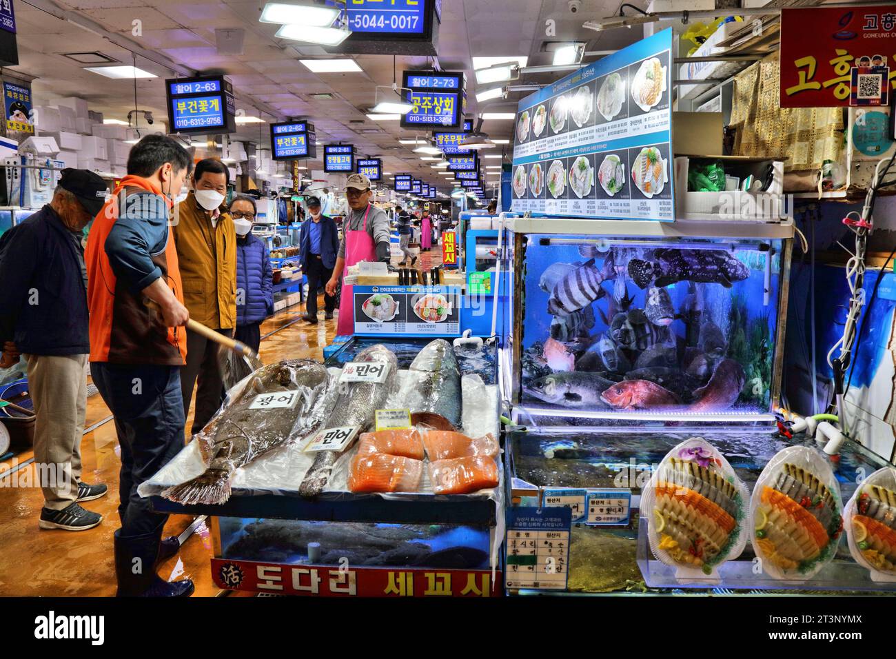 SEOUL, SOUTH KOREA - APRIL 5, 2023: People visit Noryangjin Fisheries ...