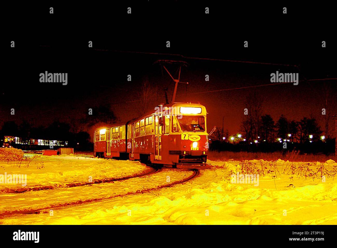 Silesian Interurban tramway system, many photographs taken before the ...