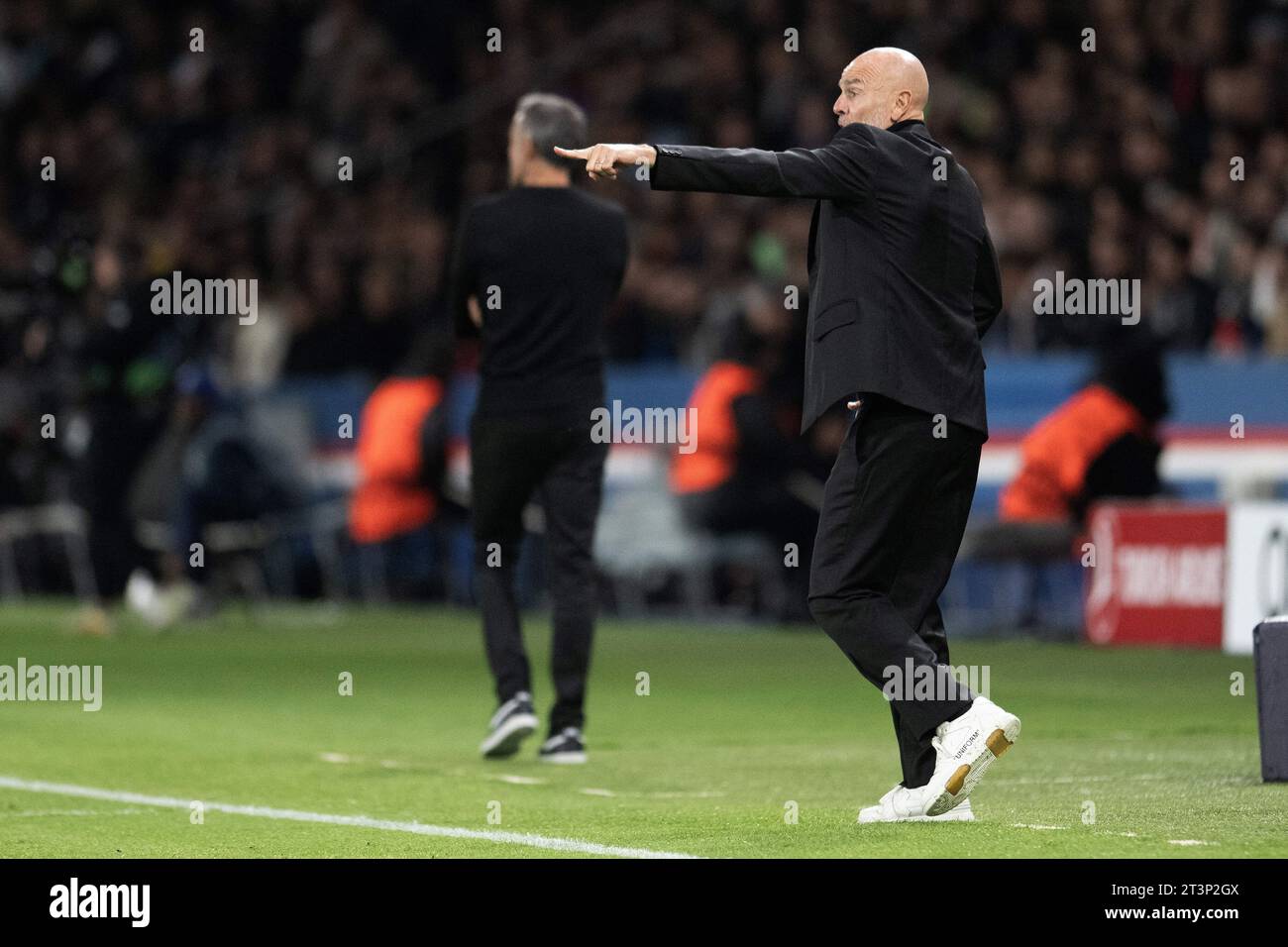 Paris, France. 24th Sep, 2023. Luis Enrique Head Coach of Paris Saint ...