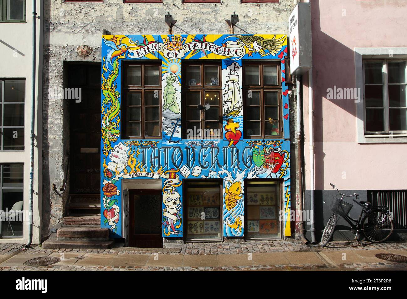 COPENHAGEN, DENMARK - MARCH 11, 2011: Tato Svend tattoo parlor in ...