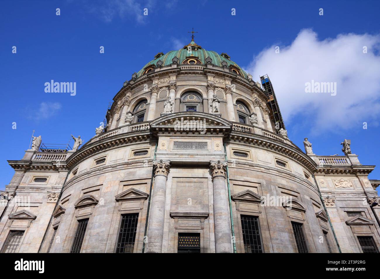 Frederik's Church in Copenhagen, Denmark. It is also known as Marble ...