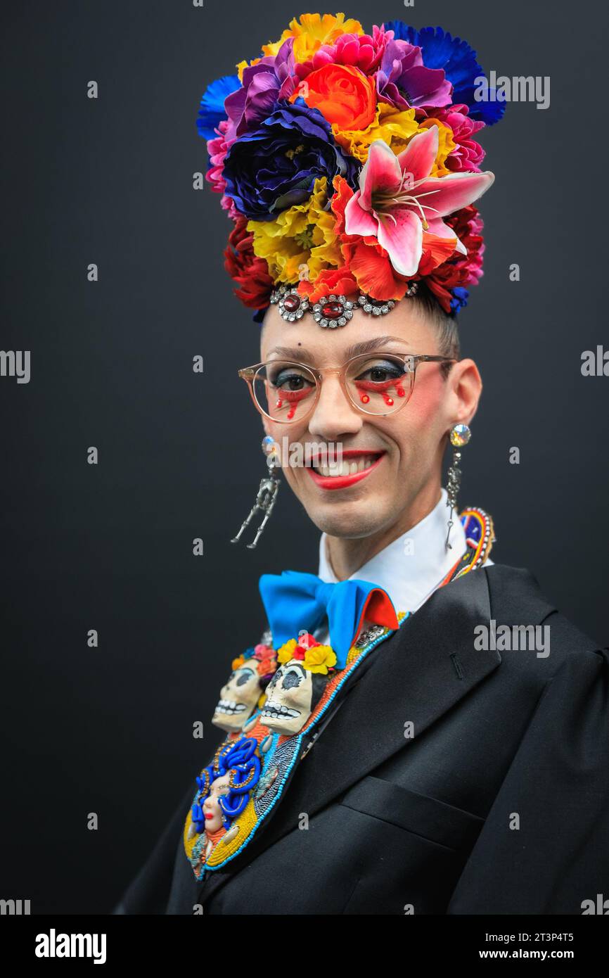 London, UK. 26th Oct, 2023. Organiser Florent Bidois poses in his ...