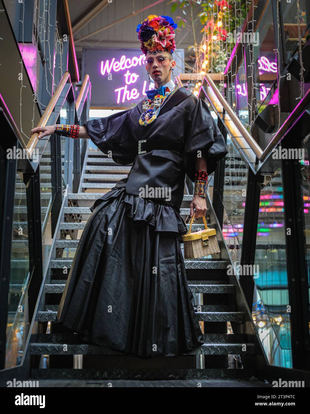 London, UK. 26th Oct, 2023. Organiser Florent Bidois poses in his ...