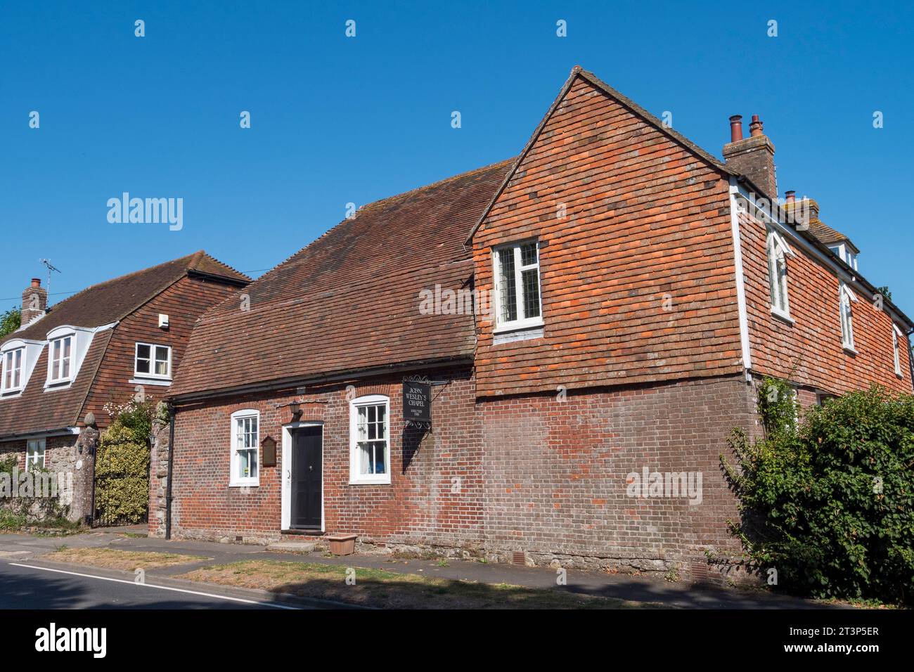 John Wesley's Chapel (erected 1785) on Rectory Lane, Winchelsea, East ...