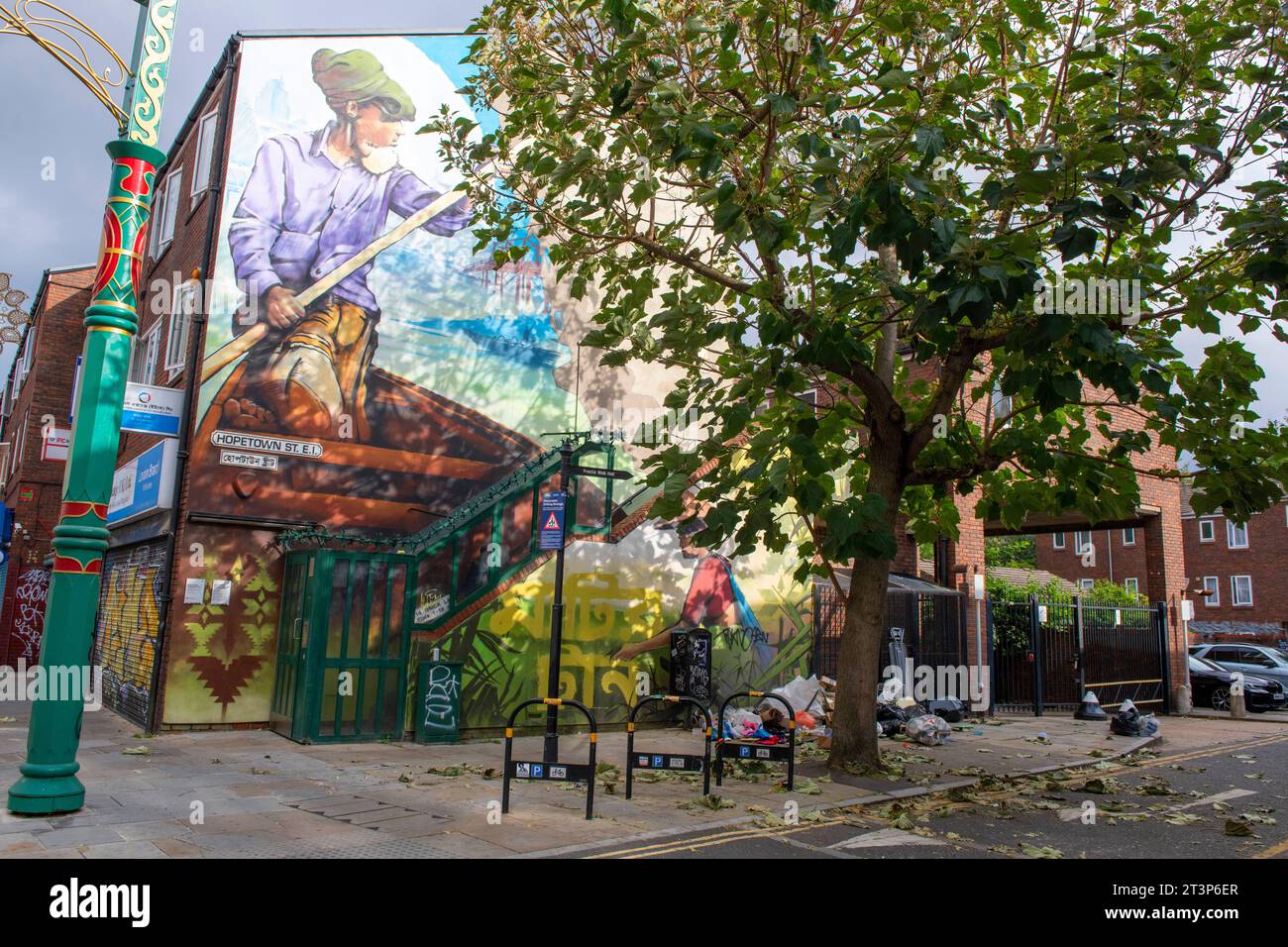 Brick Lane in the East End of London England UK Stock Photo - Alamy
