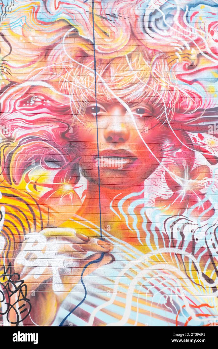 Street Art in Allen Gardens next to Brick Lane in the East End of ...