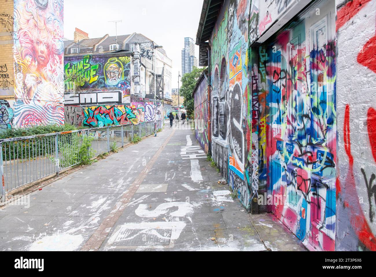 Brick Lane in the East End of London England UK Stock Photo - Alamy