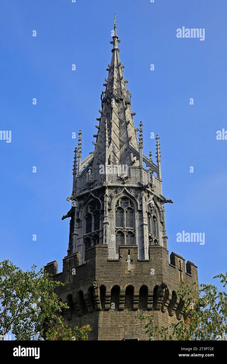 The Beauchamp Tower, seen from Bute Park, Cardiff. Taken Autumn 2023 ...