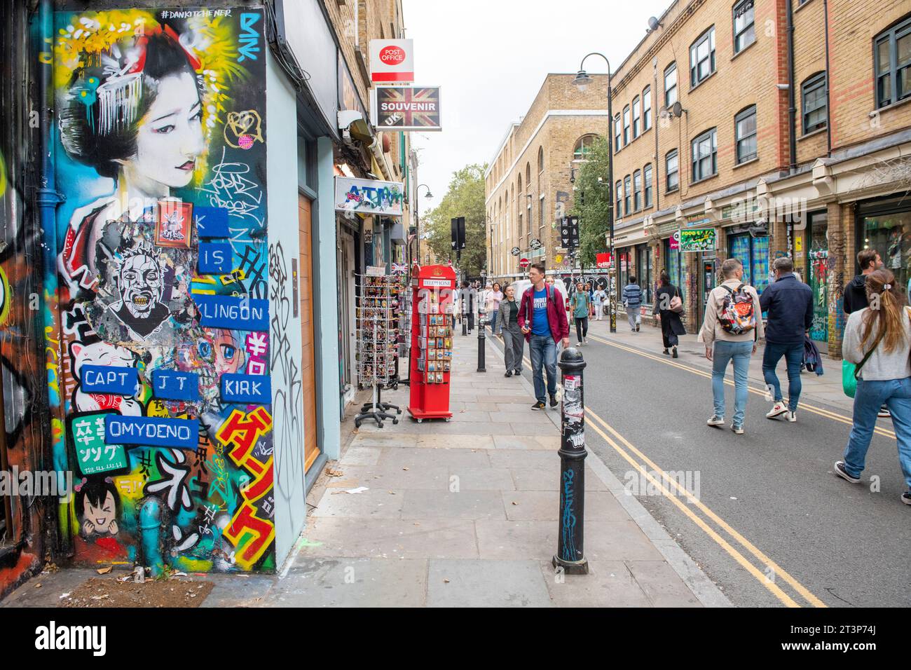 Brick Lane in the East End of London England UK Stock Photo - Alamy