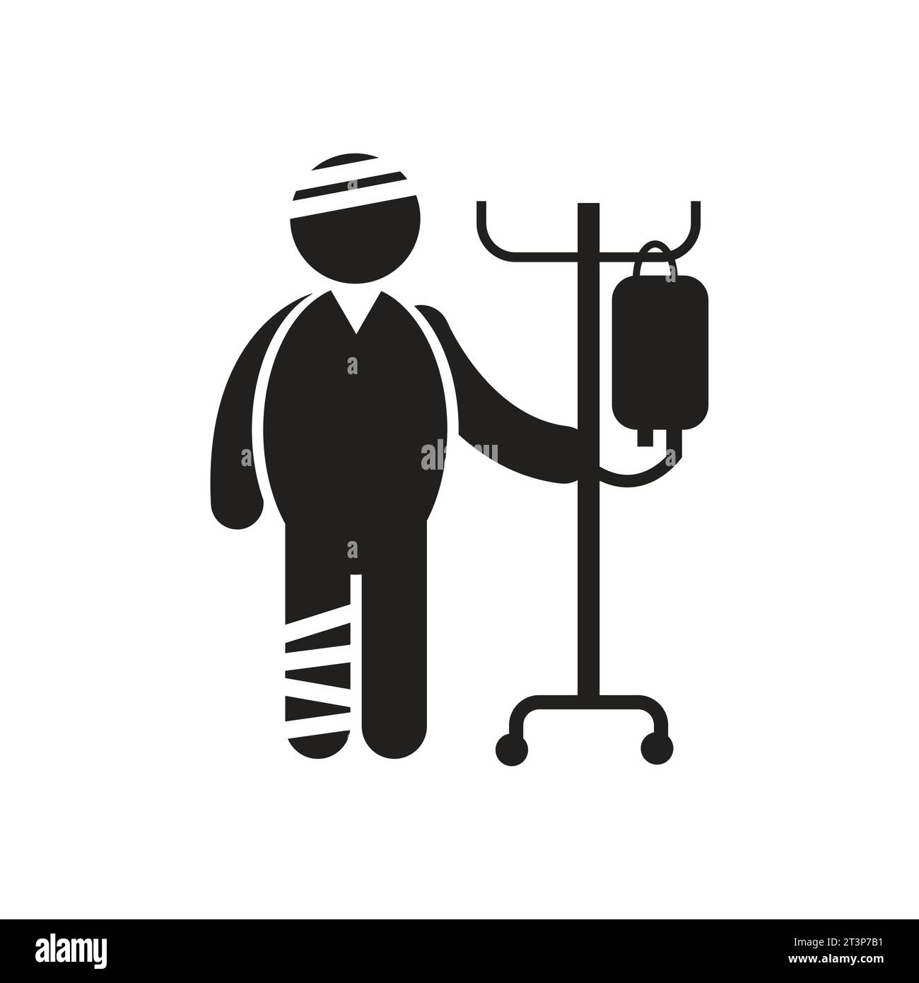 Bandaged foot Cut Out Stock Images & Pictures - Alamy