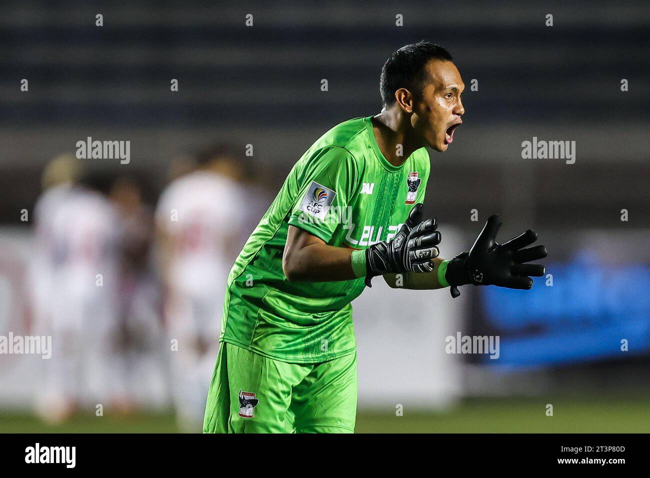 Manila. 26th Oct, 2023. Goalkeeper Florencio Badelic Jr. of the ...