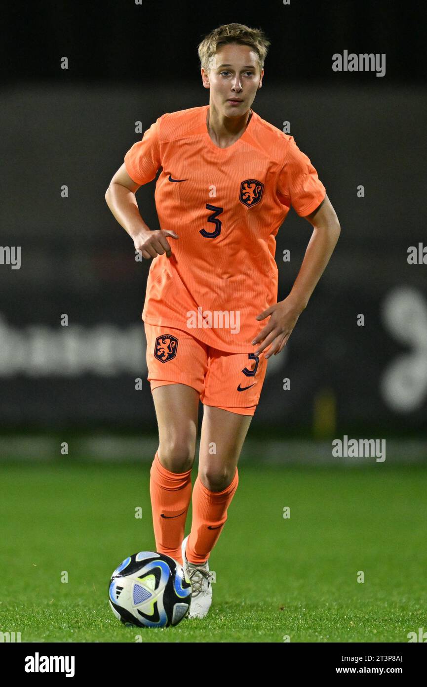 Tubize, Belgium. 25th Oct, 2023. Isa Kardinaal (3) of the Netherlands ...
