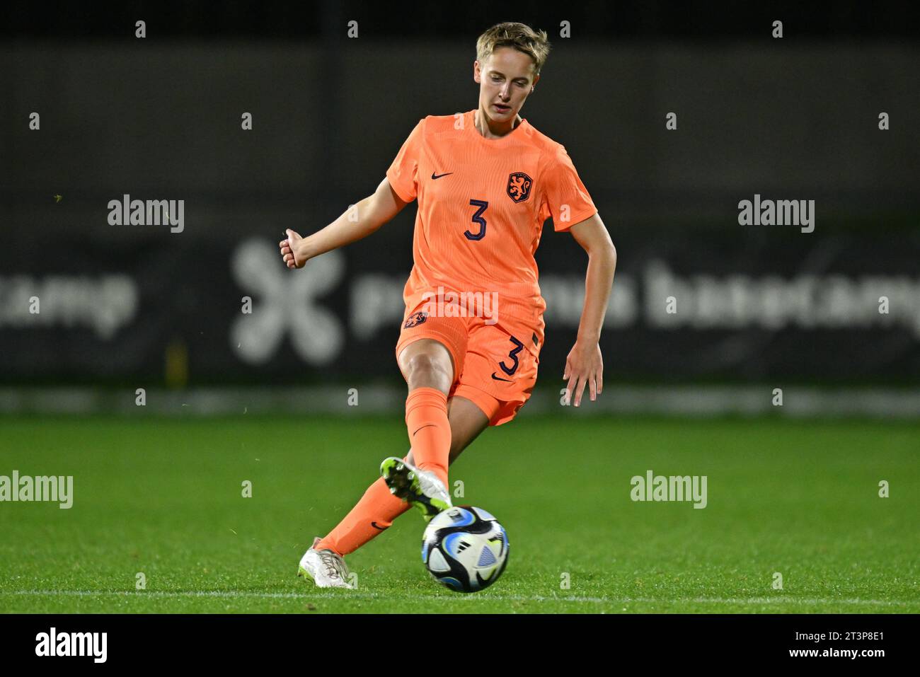 Isa Kardinaal (3) of the Netherlands pictured during a female soccer ...