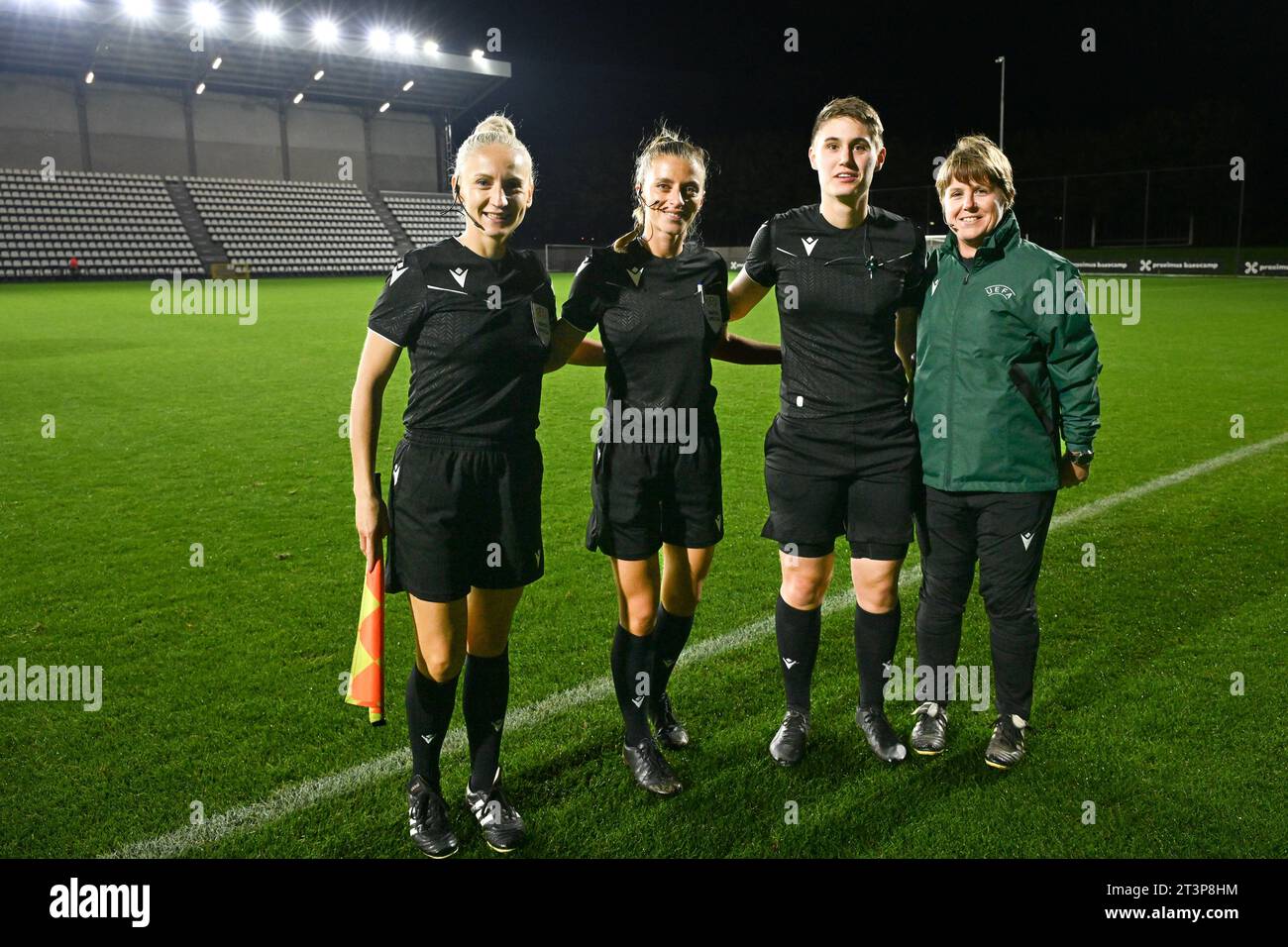 Roumanian assistant referee Alexandra Apostu, Roumanian referee Ana ...