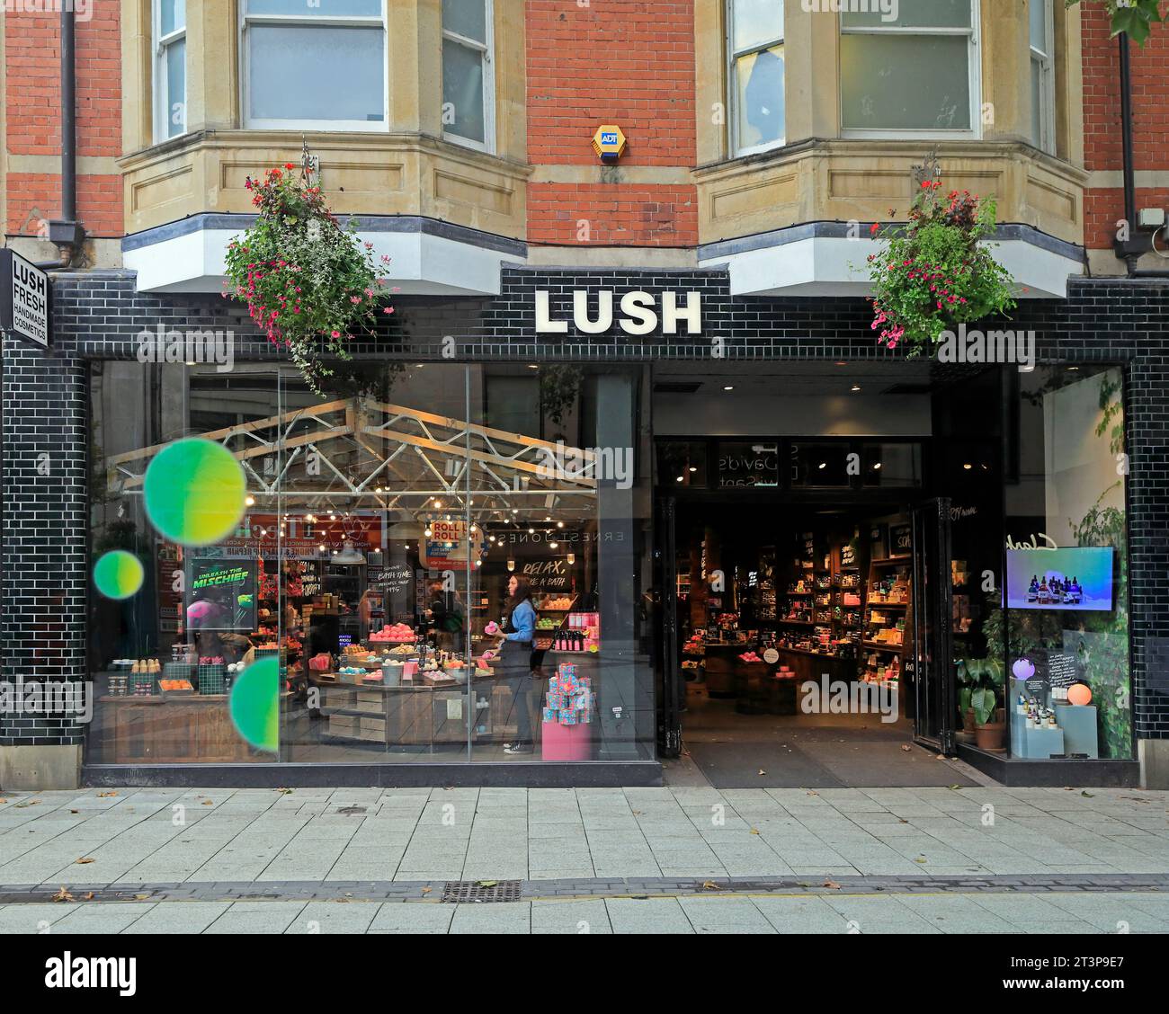 Lush store front, Queen Street, Cardiff. Taken Autumn 2023. October ...