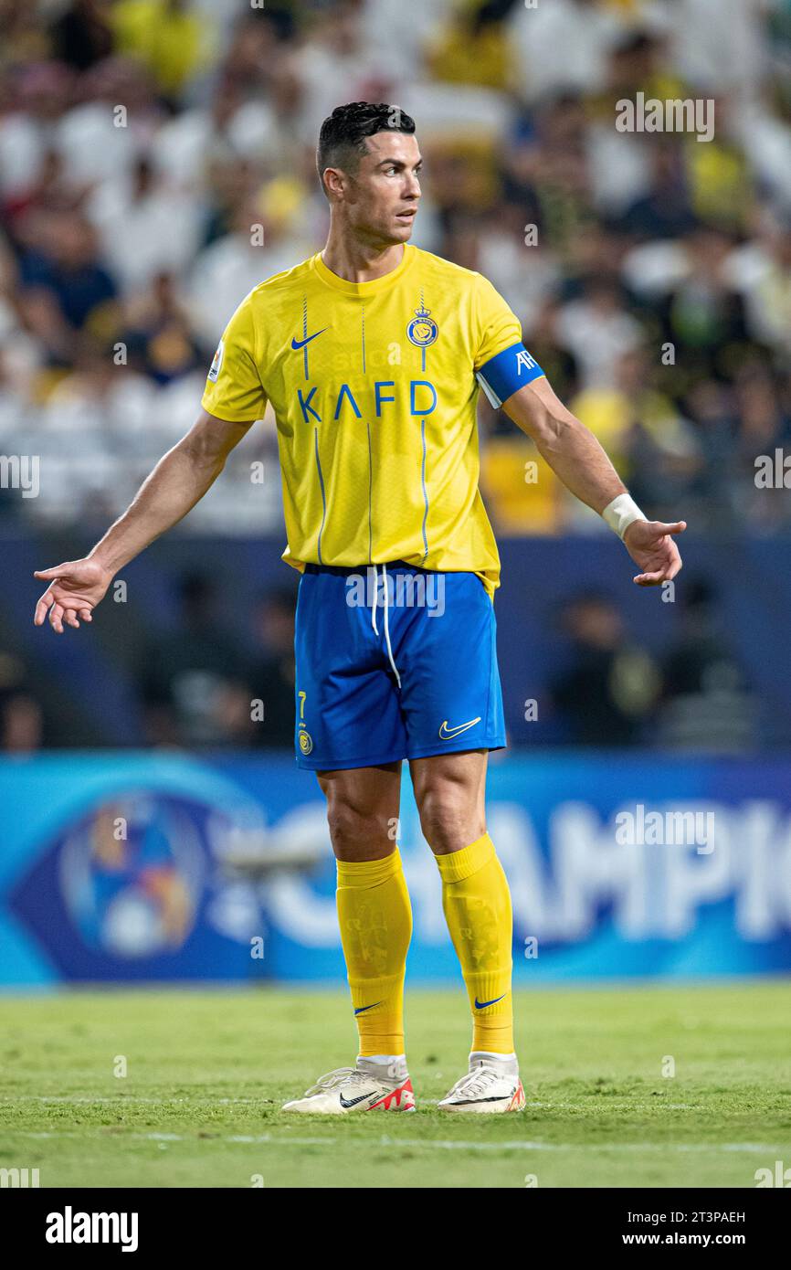 Cristiano Ronaldo of Al-Nassr FC in action during the Match Day 3 of ...