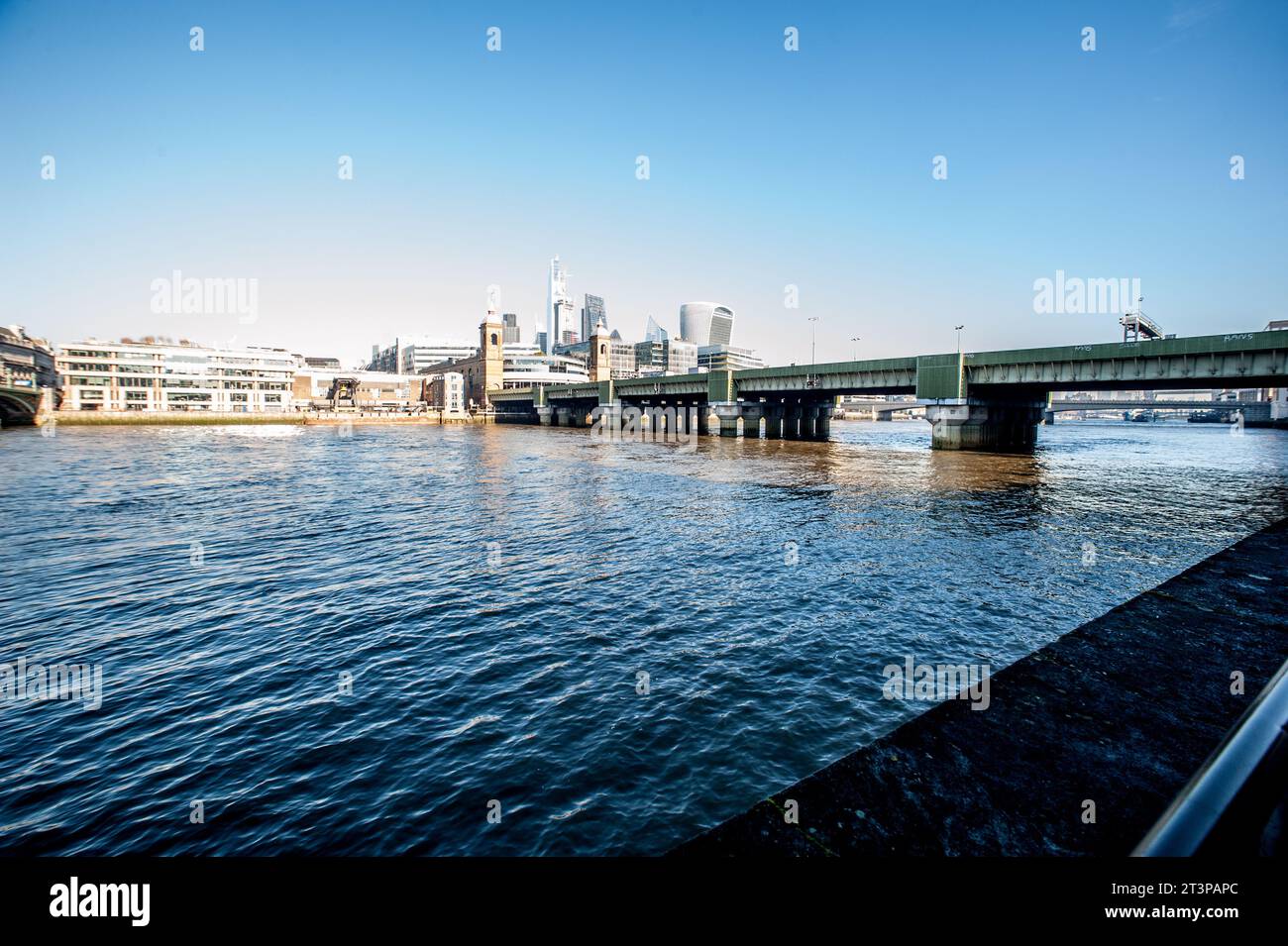 Cannon Street Rail Bridge, London Stock Photo - Alamy