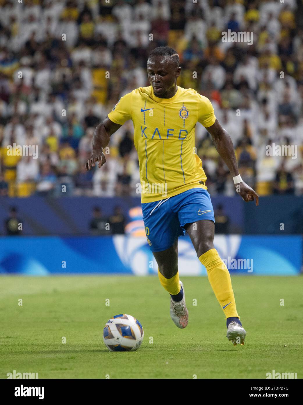 Sadio Mane of Al-Nassr FC in action during the Match Day 3 of the AFC ...
