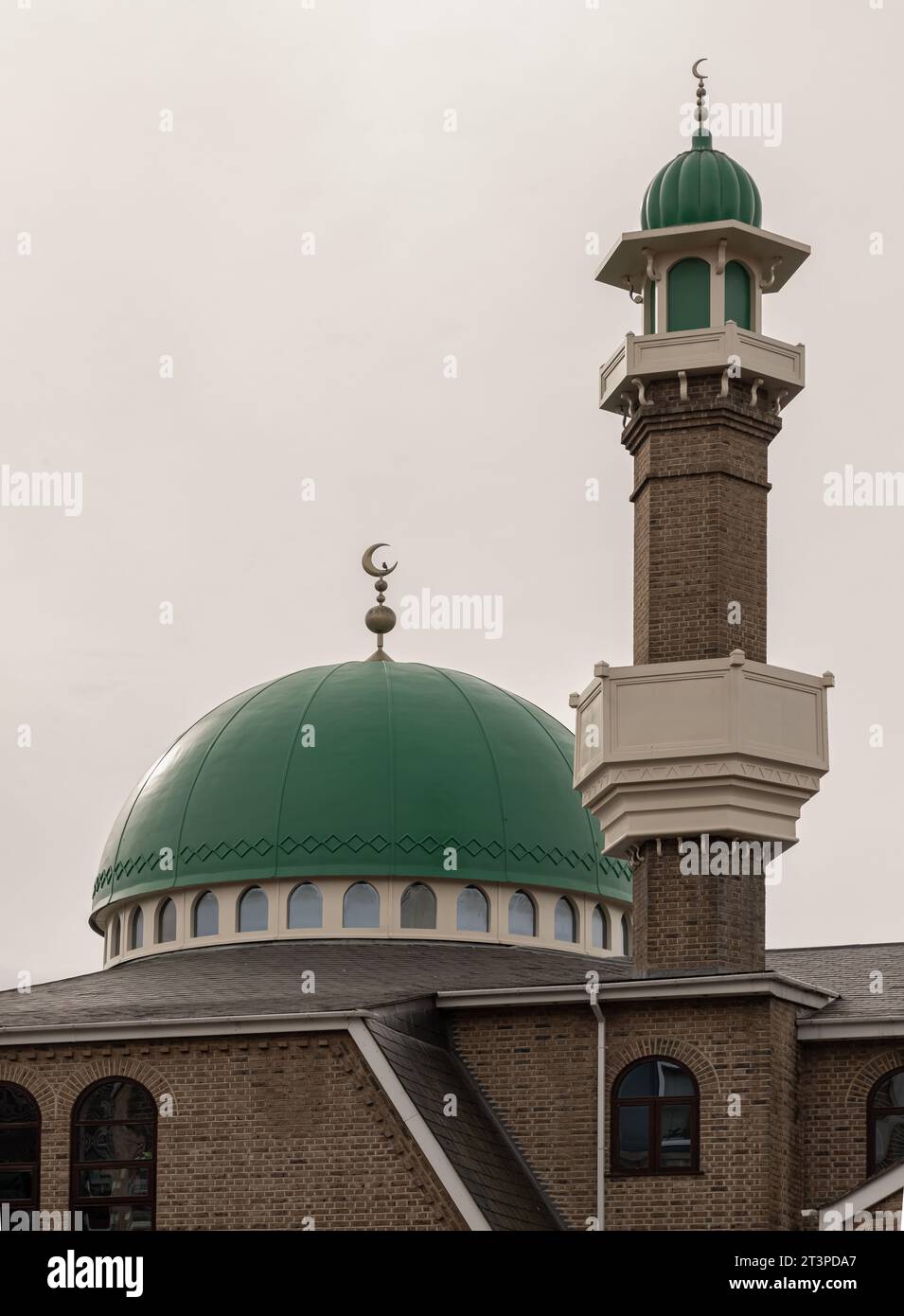 London, UK - Oct 23, 2023 - Architecture design view of Acton Mosque ...