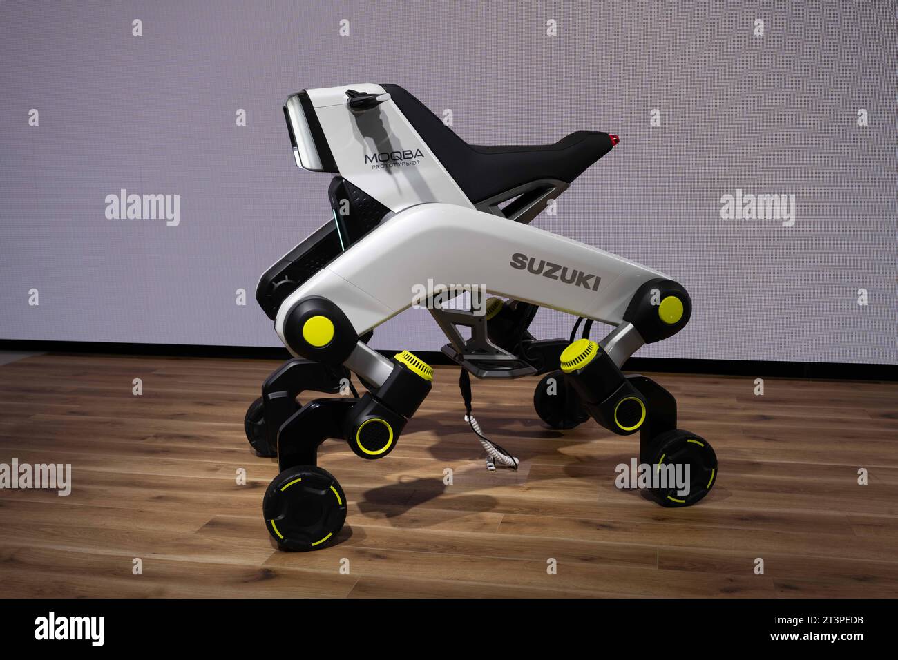 Tokyo, Japan. 26th Oct, 2023. The Suzuki Motors exhibit showcasing kei ...