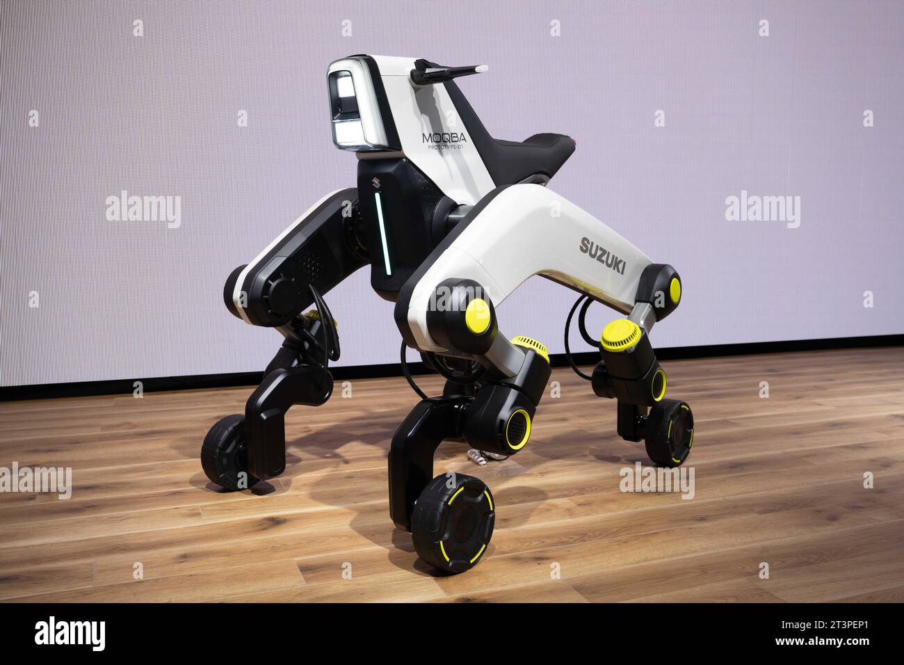 Tokyo, Japan. 26th Oct, 2023. The Suzuki Motors exhibit showcasing kei ...
