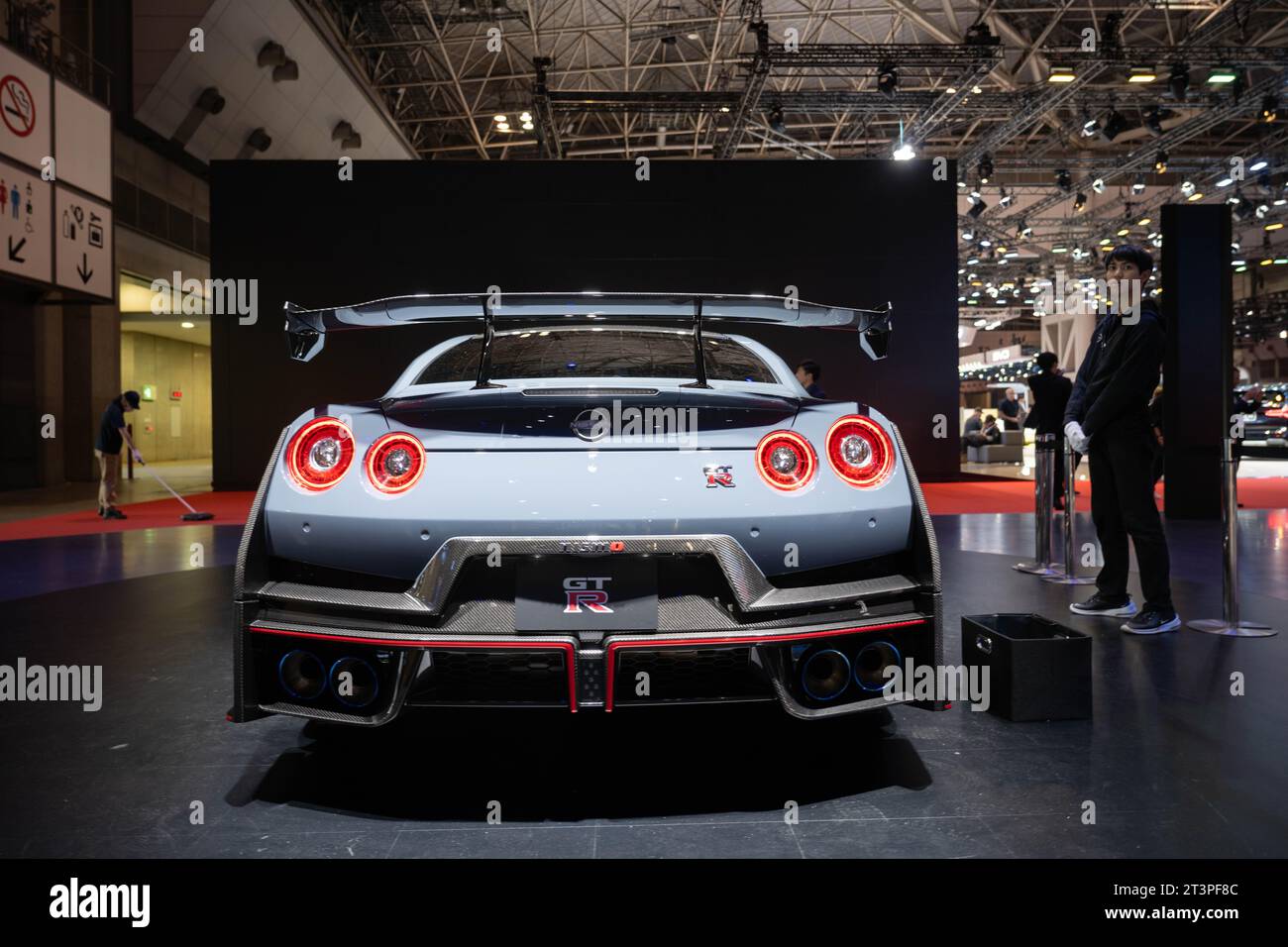 Tokyo, Japan. 26th Oct, 2023. The Nissan Motors exhibit featuring the ...