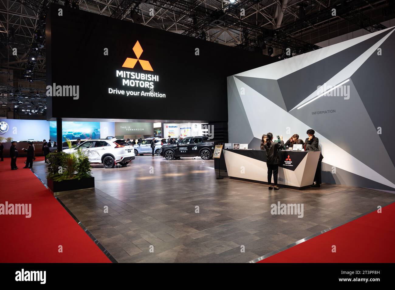Tokyo, Japan. 26th Oct, 2023. The Mitsubishi Motors exhibit at the ...
