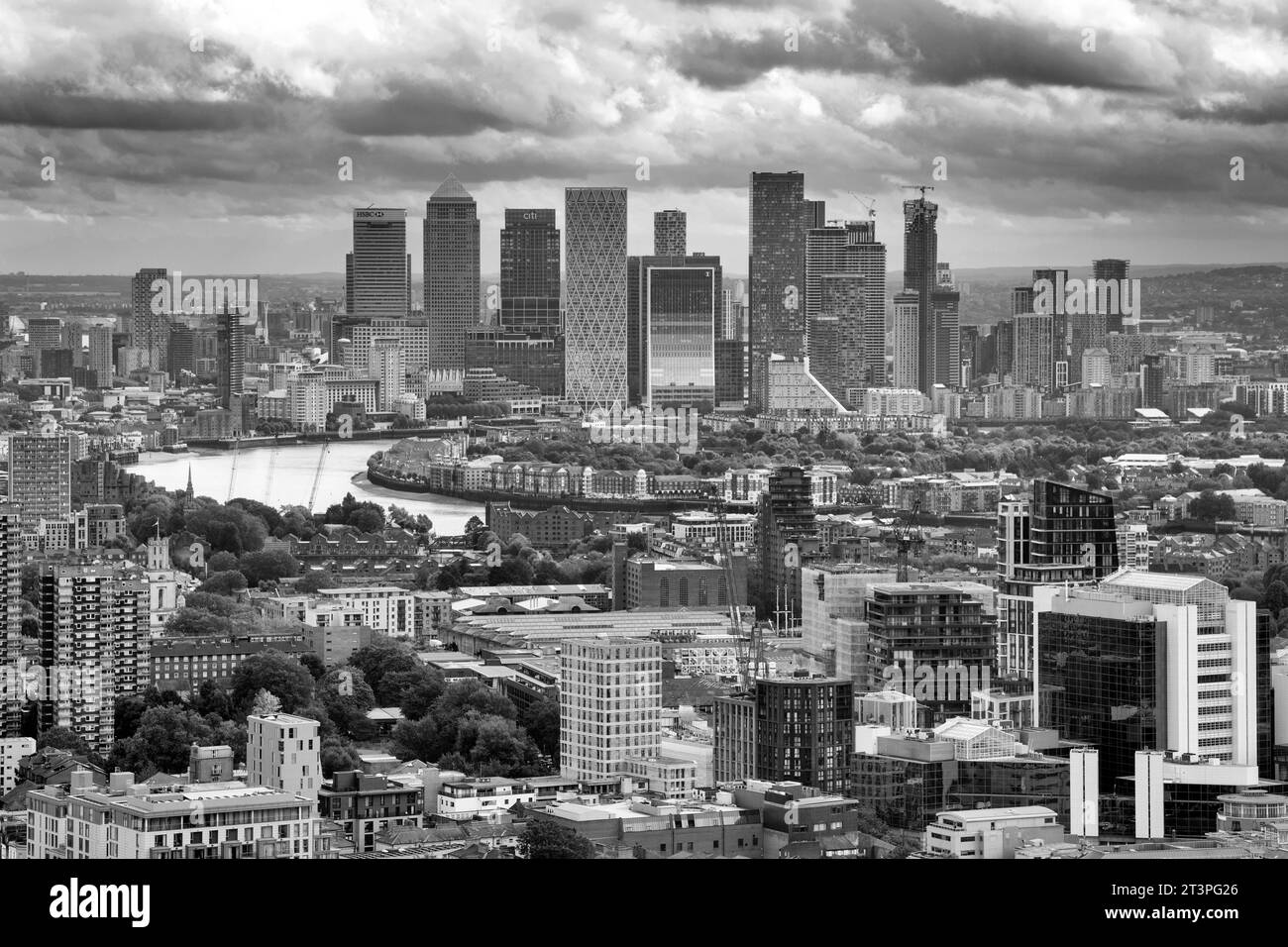Top view london uk Black and White Stock Photos & Images - Alamy