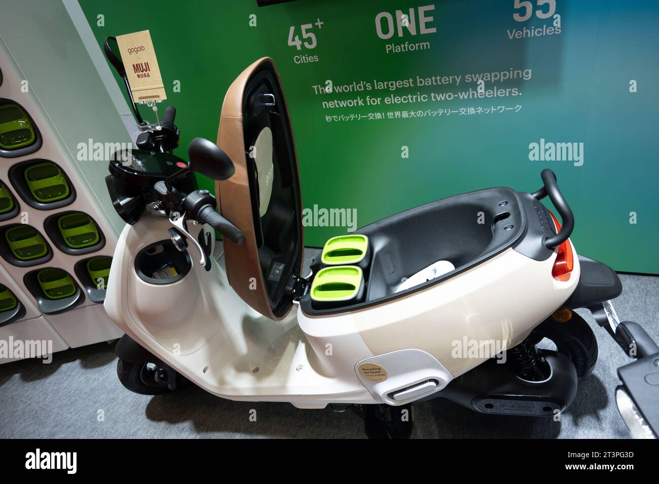 Tokyo, Japan. 26th Oct, 2023. The Gogoro Global, a Taiwanese rideshare ...