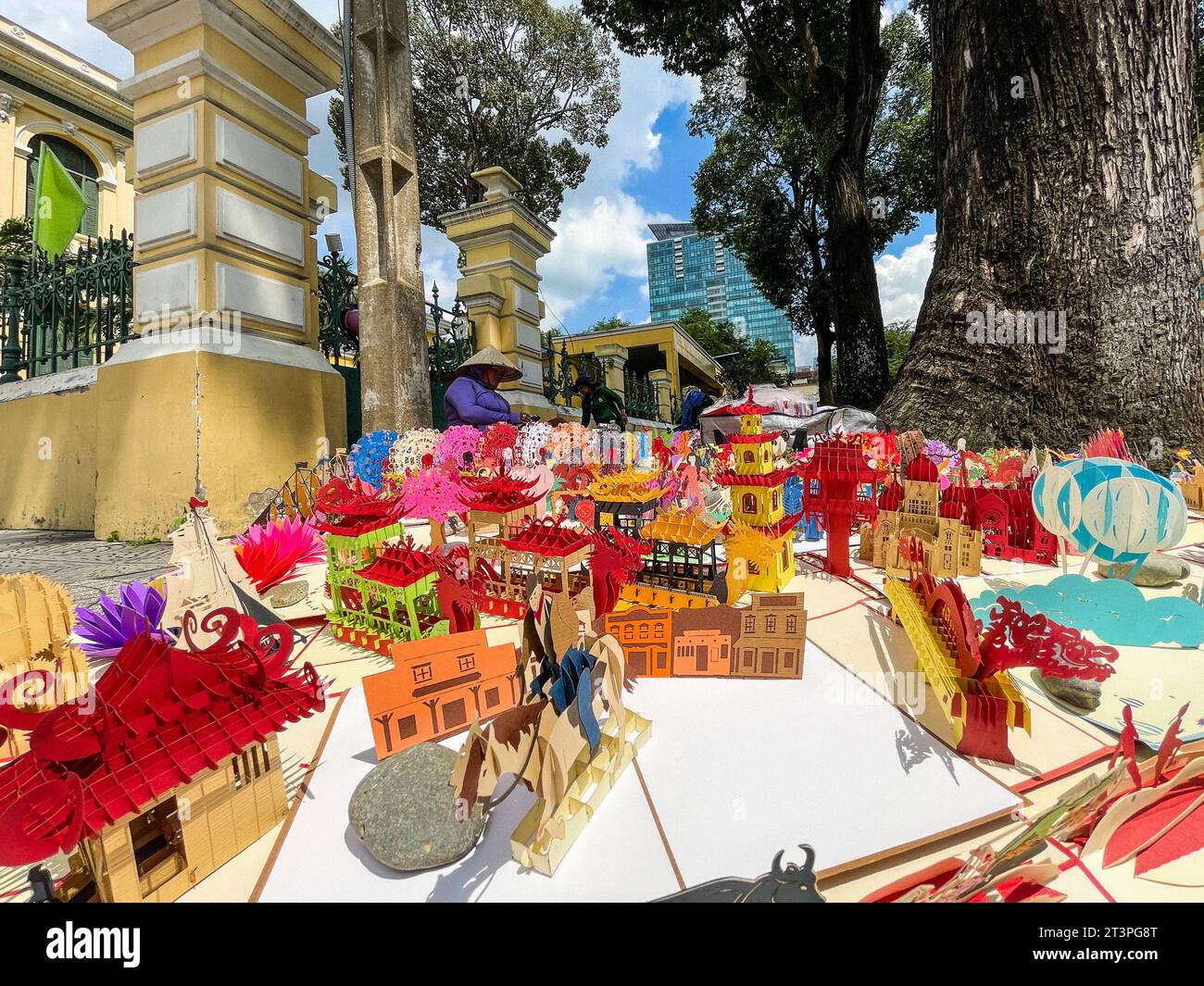 Vietnam, Saigon, Ho Chi Minh ville, paper artifacts Stock Photo - Alamy
