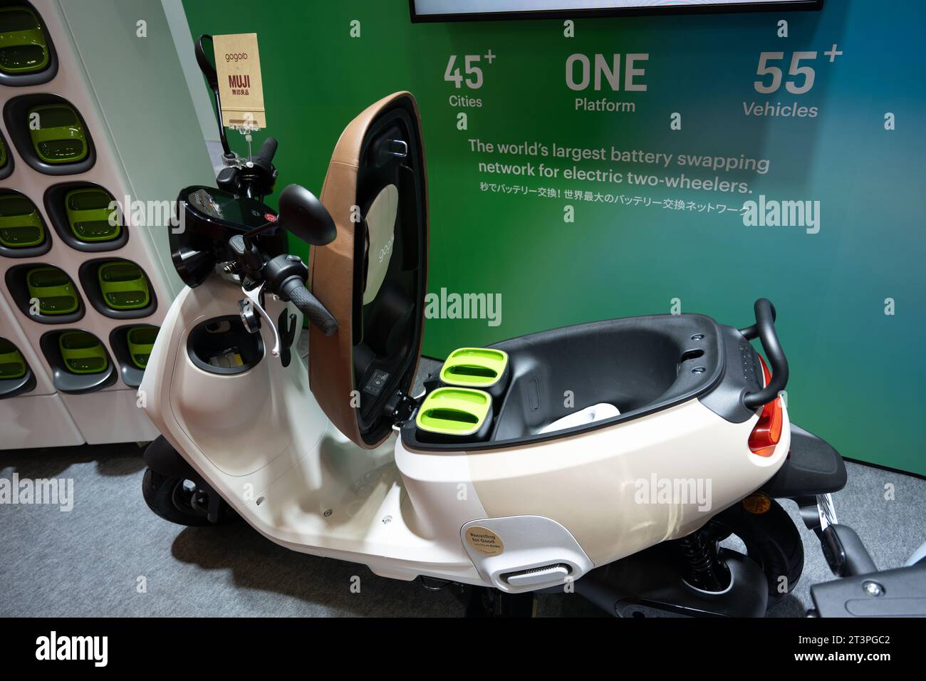 Tokyo, Japan. 26th Oct, 2023. The Gogoro Global, a Taiwanese rideshare ...