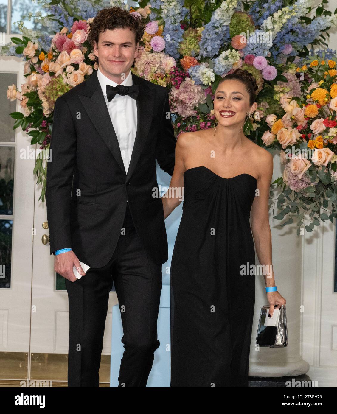 Australian singer Vance Joy and wife Selen Us arrive for the State ...