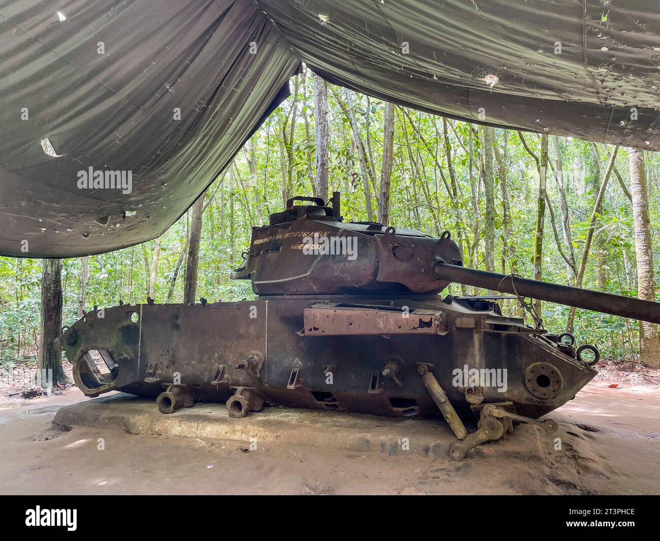 Vietnam, Chu Chi tunnels museum Stock Photo - Alamy