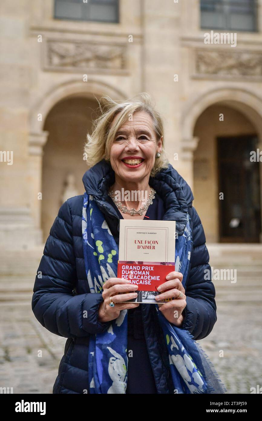 Paris, France. 26th Oct, 2023. Winner of the Grand Prix of the Novel ...