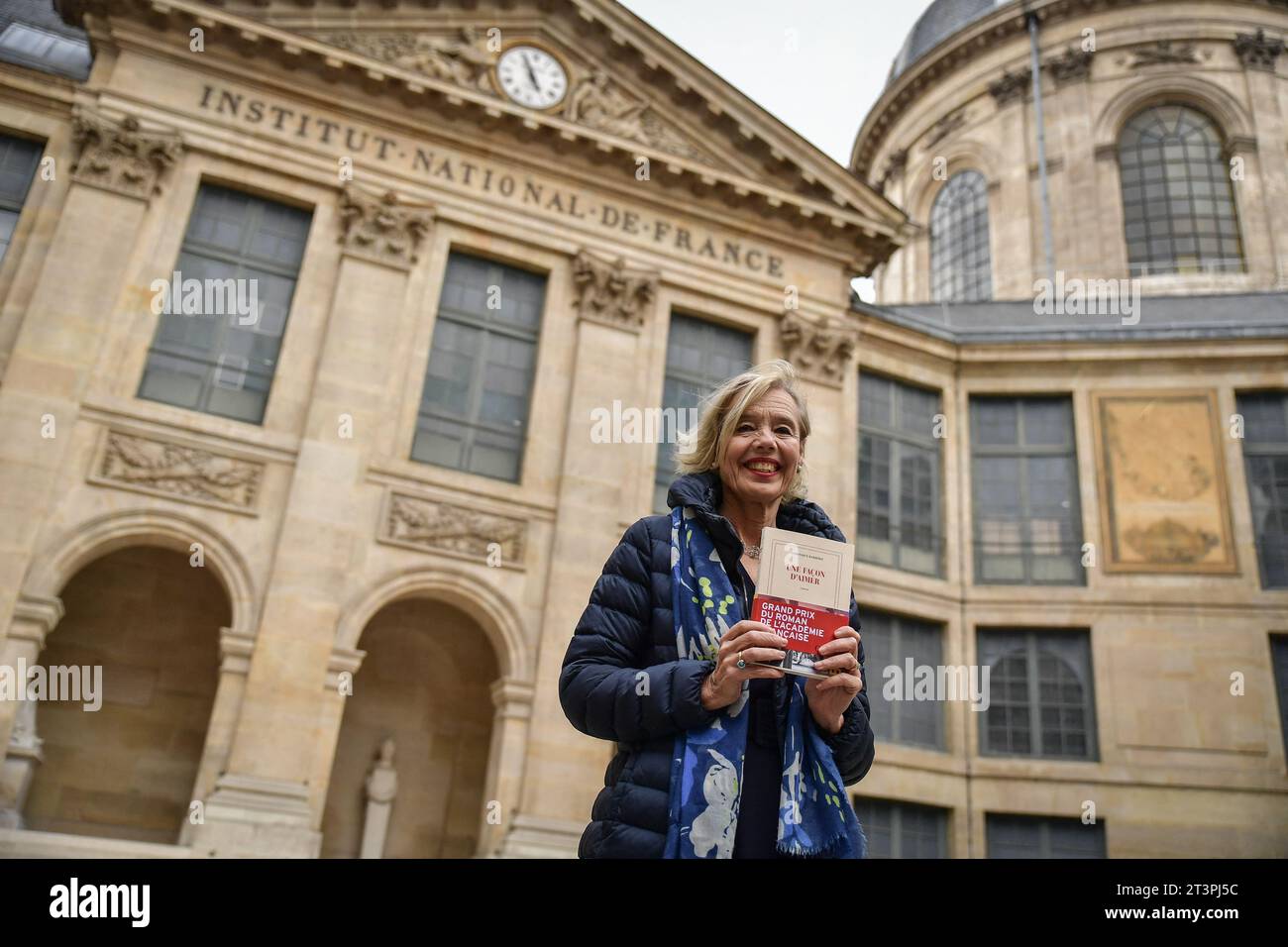 Paris, France. 26th Oct, 2023. Winner of the Grand Prix of the Novel ...