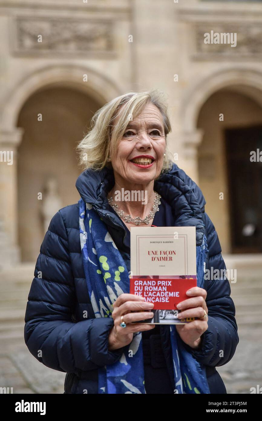 Paris, France. 26th Oct, 2023. Winner of the Grand Prix of the Novel ...