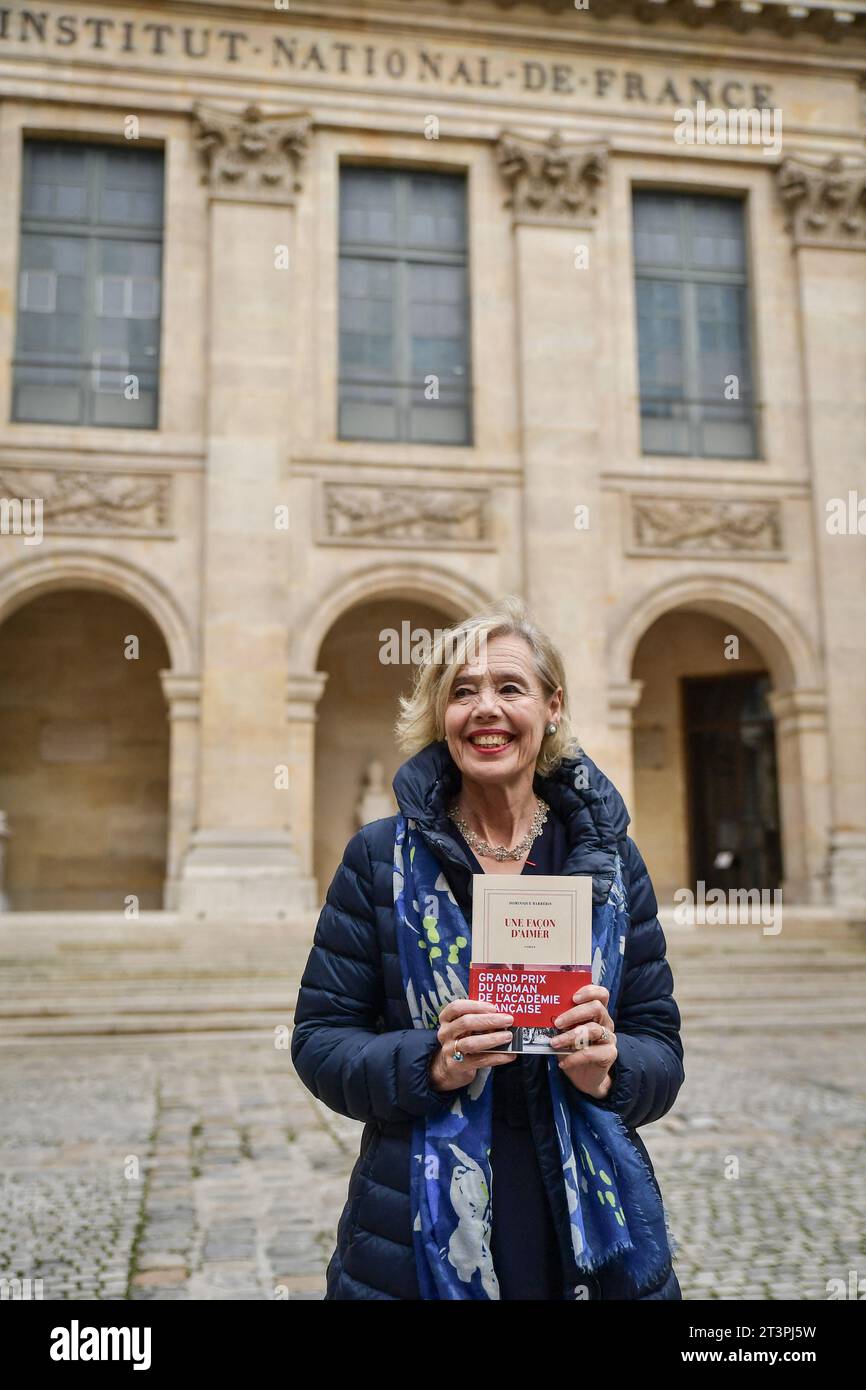 Paris, France. 26th Oct, 2023. Winner of the Grand Prix of the Novel ...