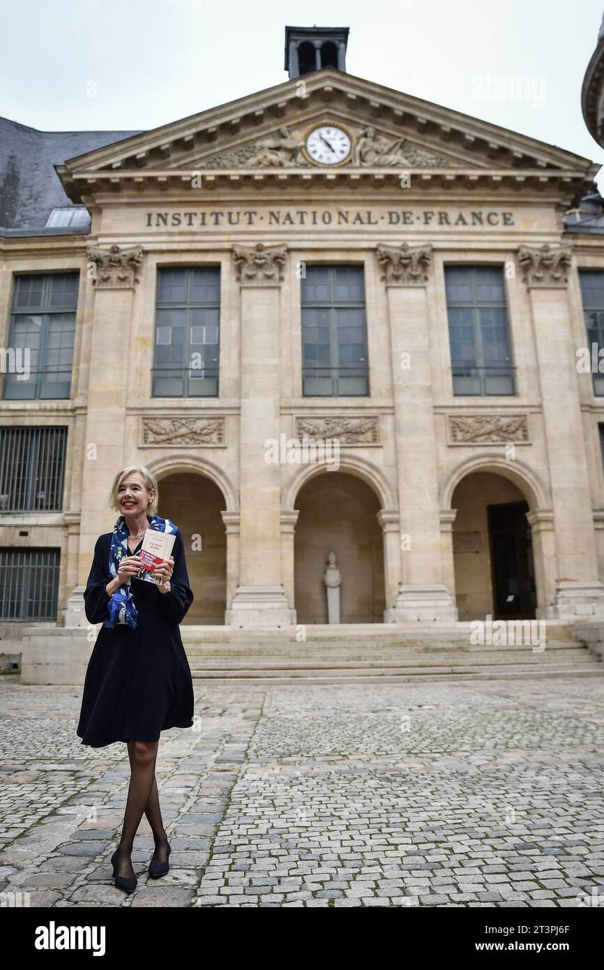 Paris, France. 26th Oct, 2023. Winner of the Grand Prix of the Novel ...