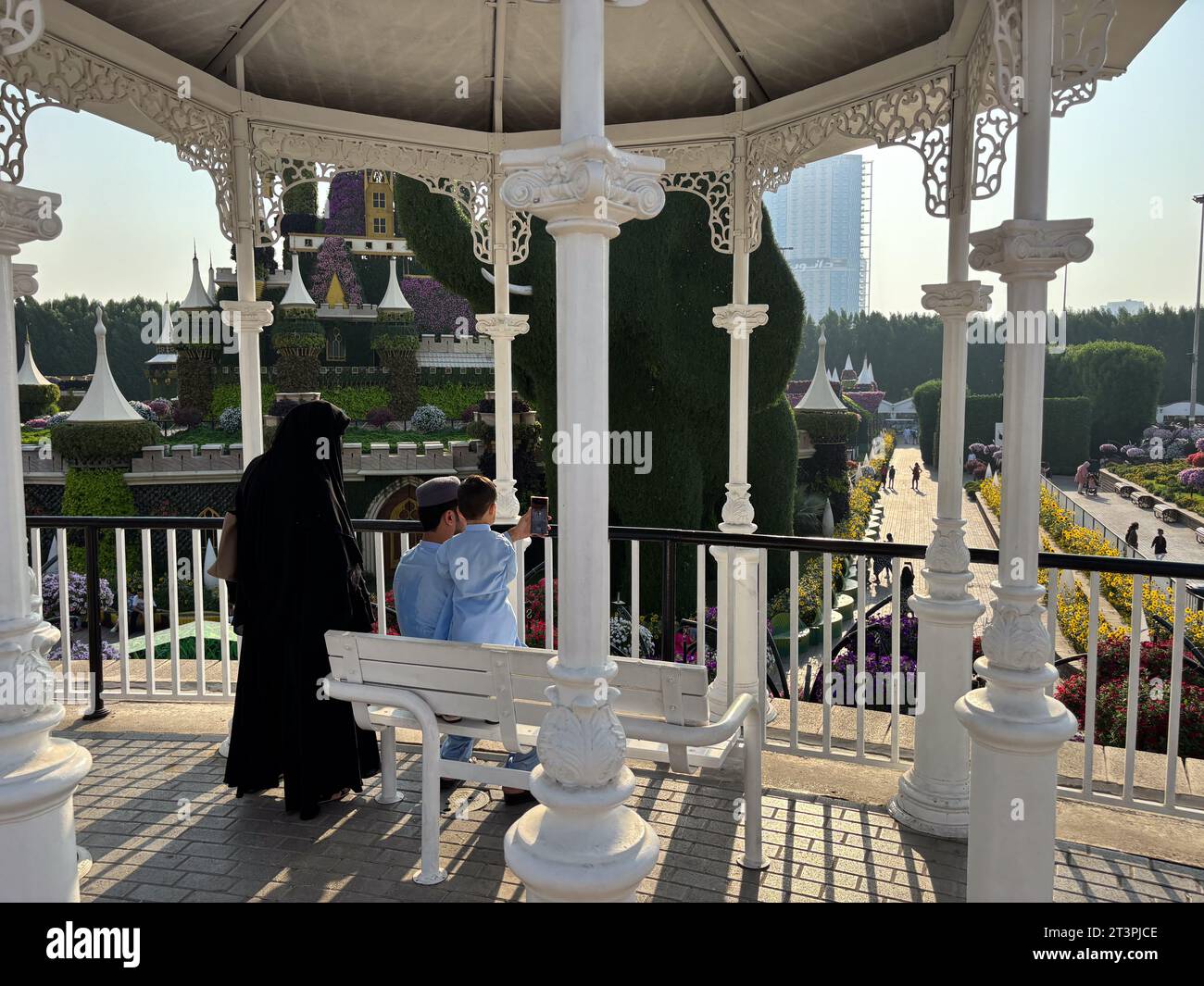 United Arab Emirates, Dubai, 2023-10-19. Miracle Garden Dubai is a ...