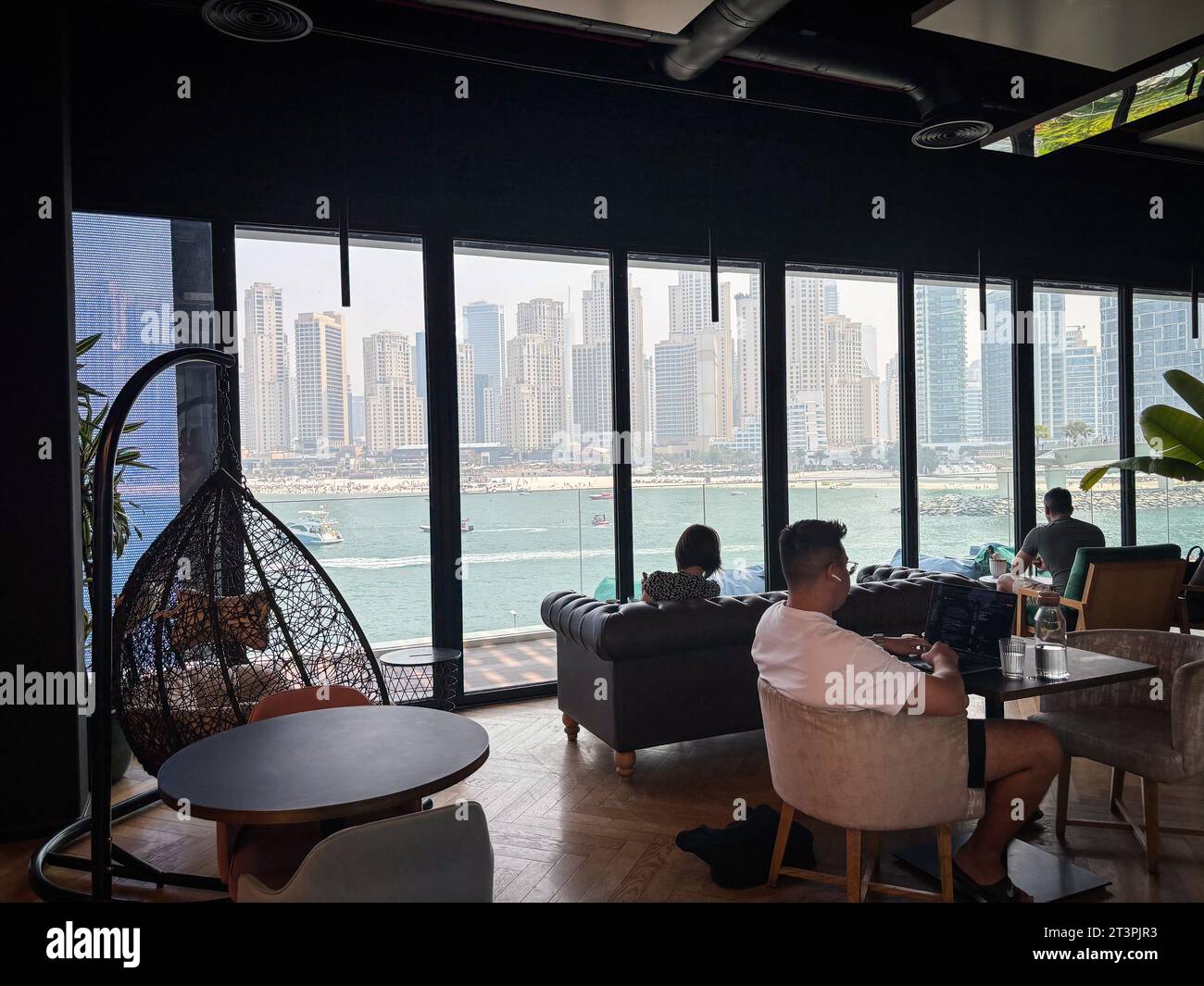 United Arab Emirates, Dubai, 2023-10-20. The Walk at Jumeirah Beach ...