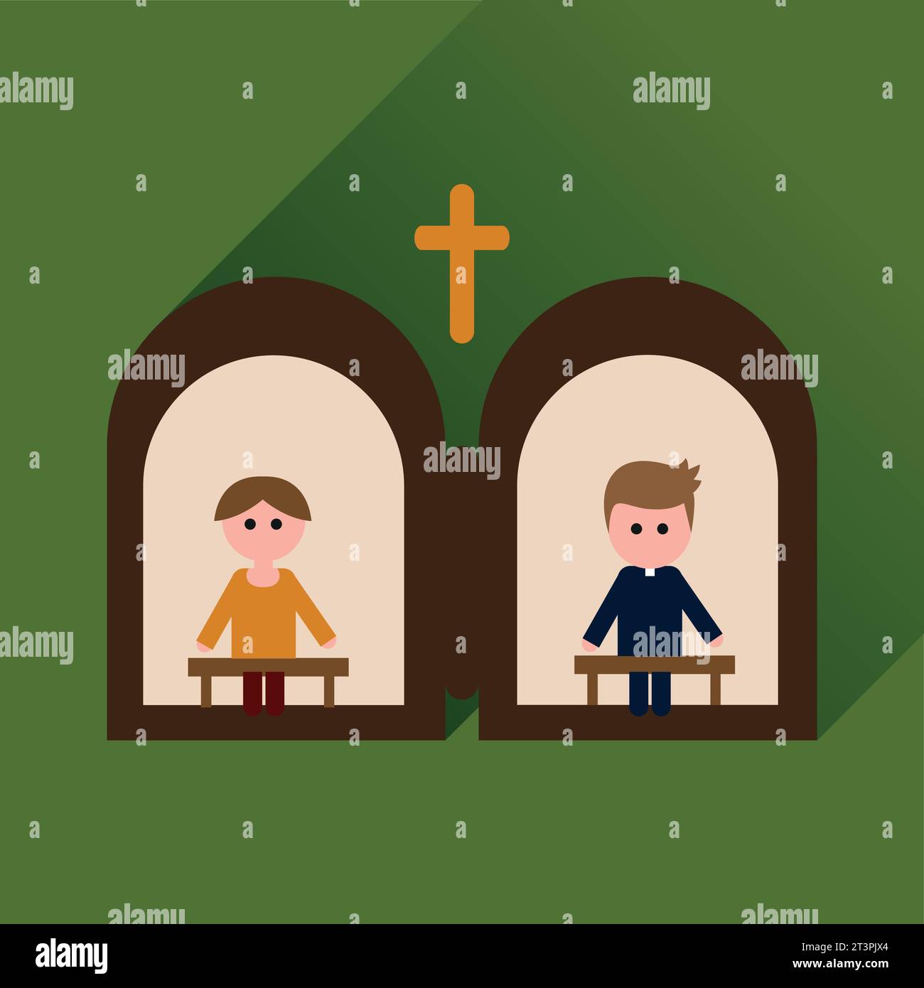 Priests pray temple Stock Vector Images - Alamy