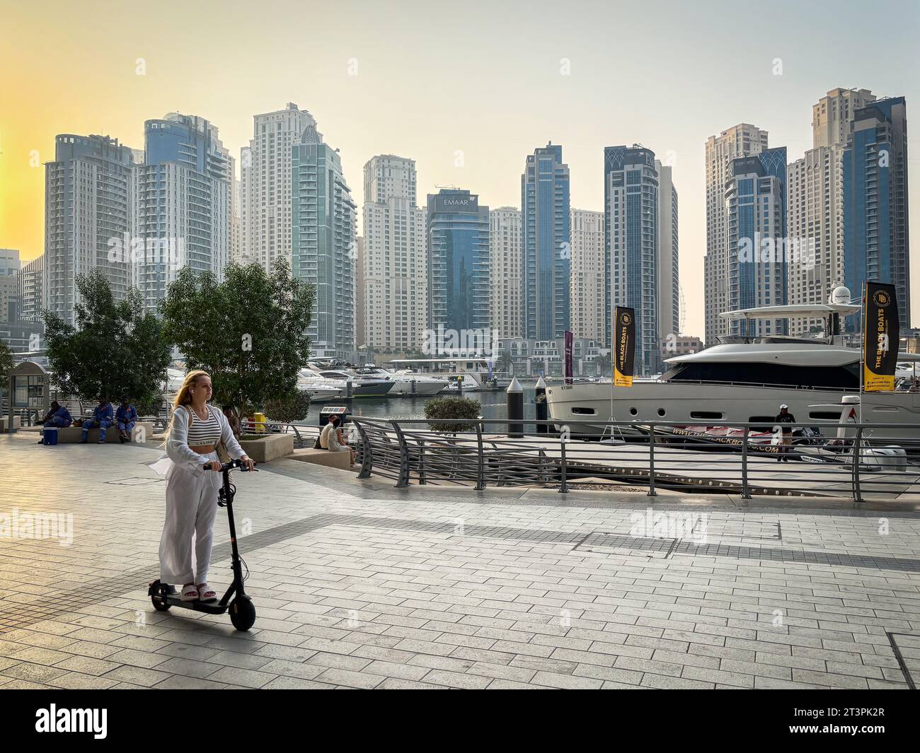 United Arab Emirates, Dubai, 2023-10-20. The Walk at Jumeirah Beach ...
