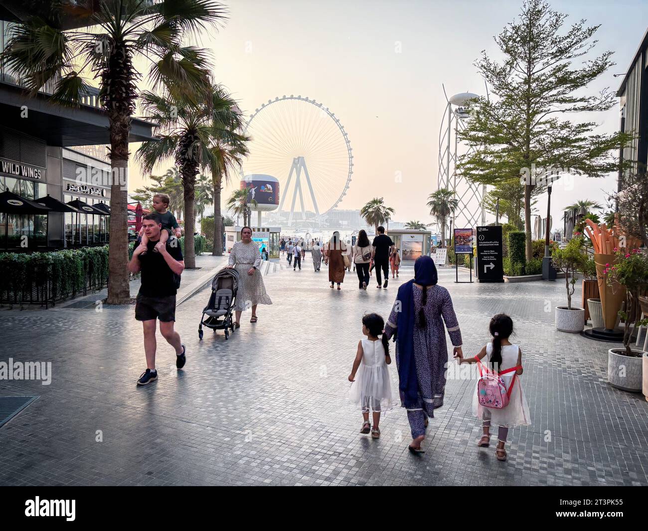 United Arab Emirates, Dubai, 2023-10-20. The Walk at Jumeirah Beach ...