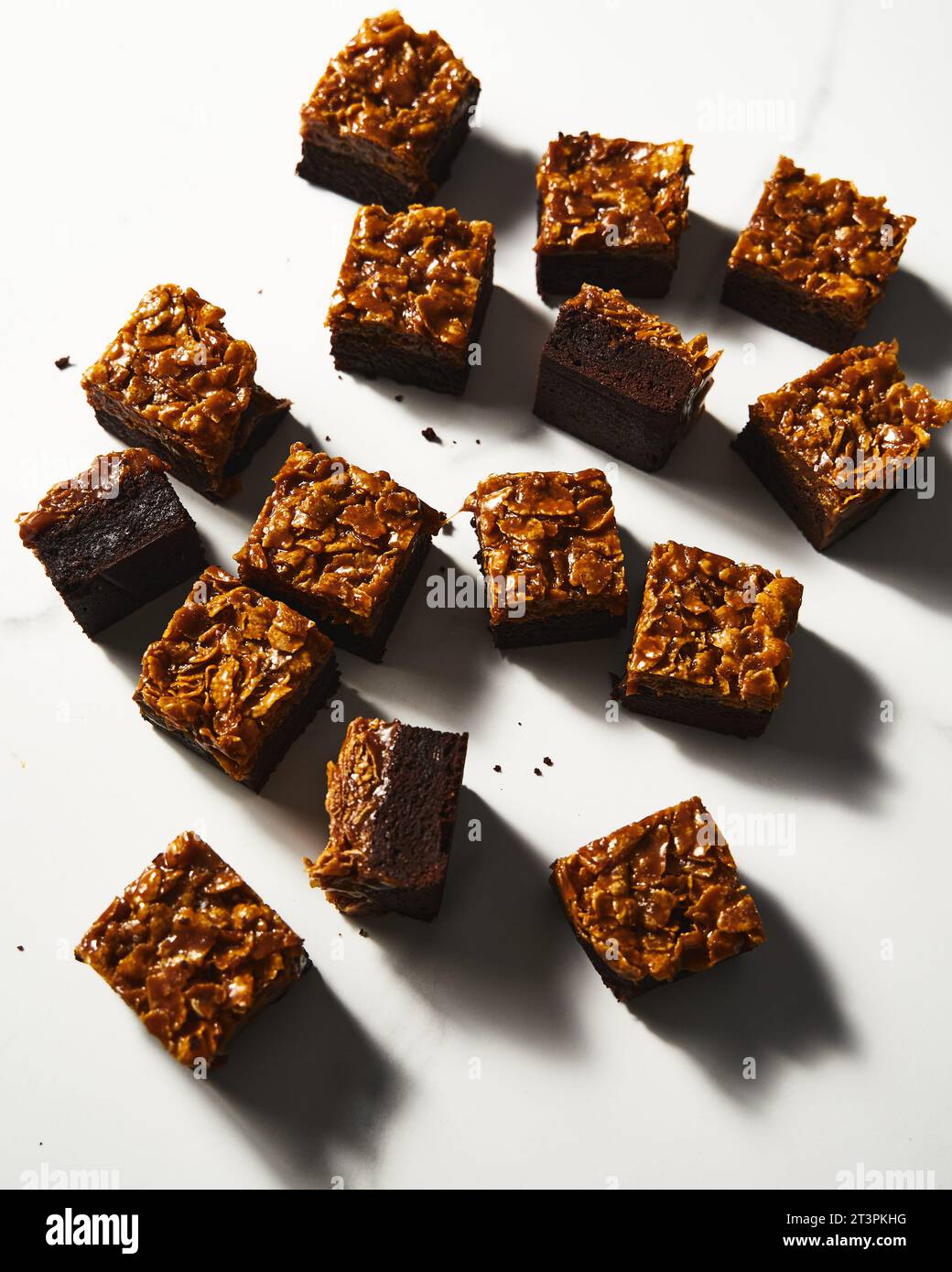 Salted Caramel Cornflake Brownies. Brownie with crunchy top of ...